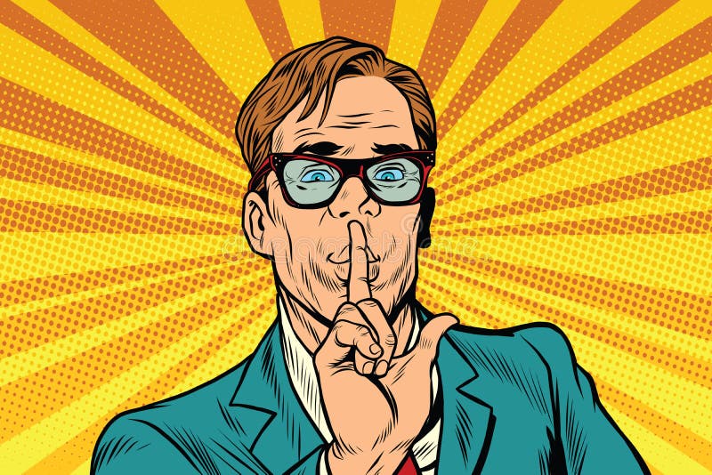 Shush Hand Stock Illustrations – 169 Shush Hand Stock Illustrations ...