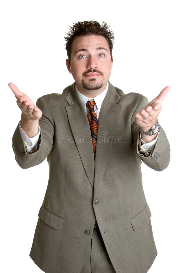 Businessman Gesturing stock photo. Image of young, professional - 2444702