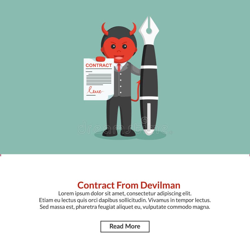 Demon Contract Stock Illustrations – 165 Demon Contract Stock ...