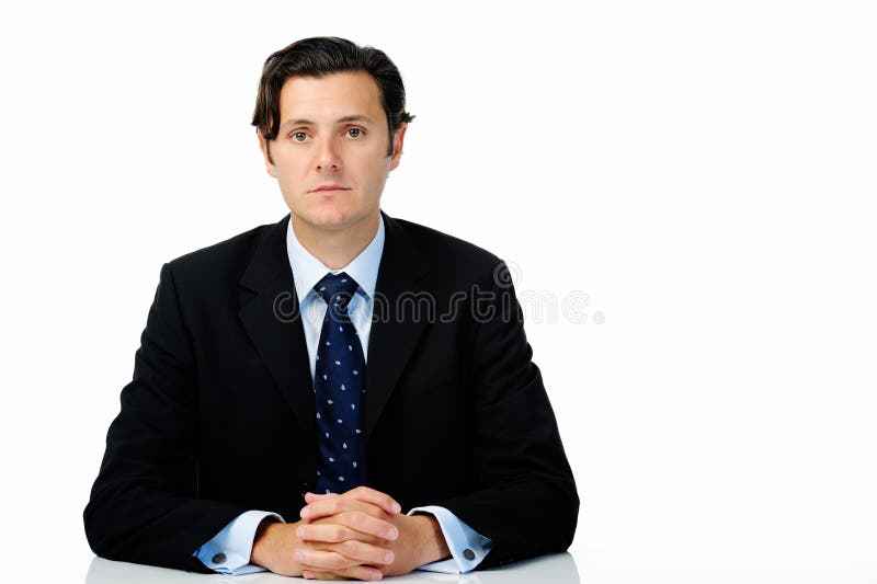 Man gets ready for work stock photo. Image of handsome - 22775056
