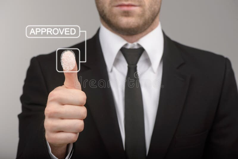 Businessman Getting Approved Stock Image - Image of approved, success ...