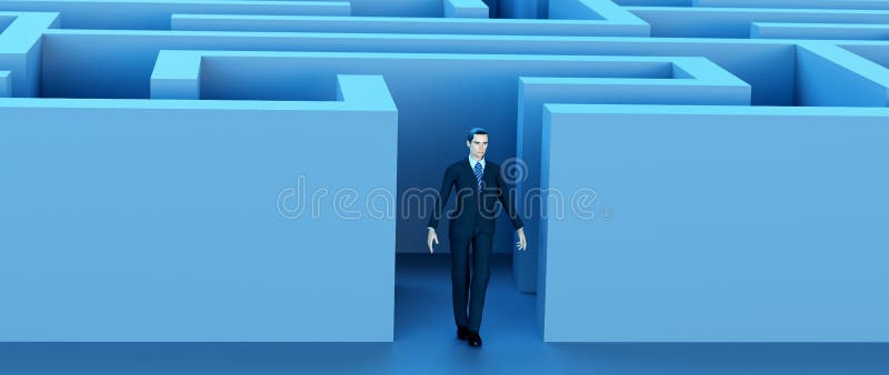 Businessman Getting Out of Trouble Success Winner Maze Labyrinth 3D ... Businessman Getting Out of Trouble Success Winner Maze Labyrinth 3D ...
