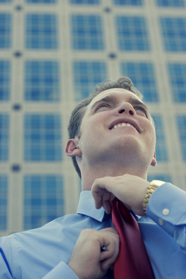 Businessman Getting Ready stock photo. Image of portrait - 1474868