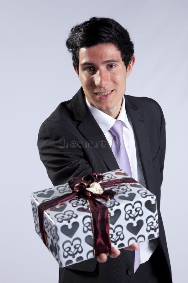 Businessman offer stock image. Image of businessmen, delivery - 6921097