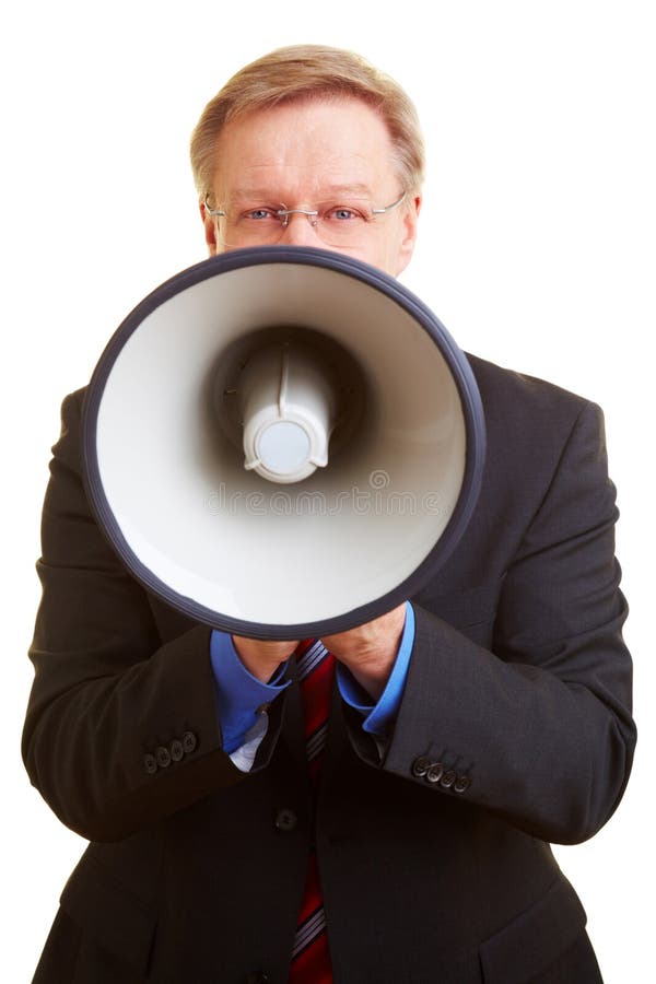 Businessman giving orders stock photo. Image of communication - 15518554