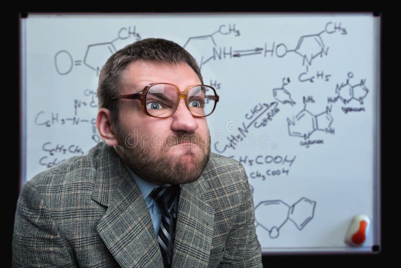 Businessman in glasses stock photo. Image of mathematician - 64251236