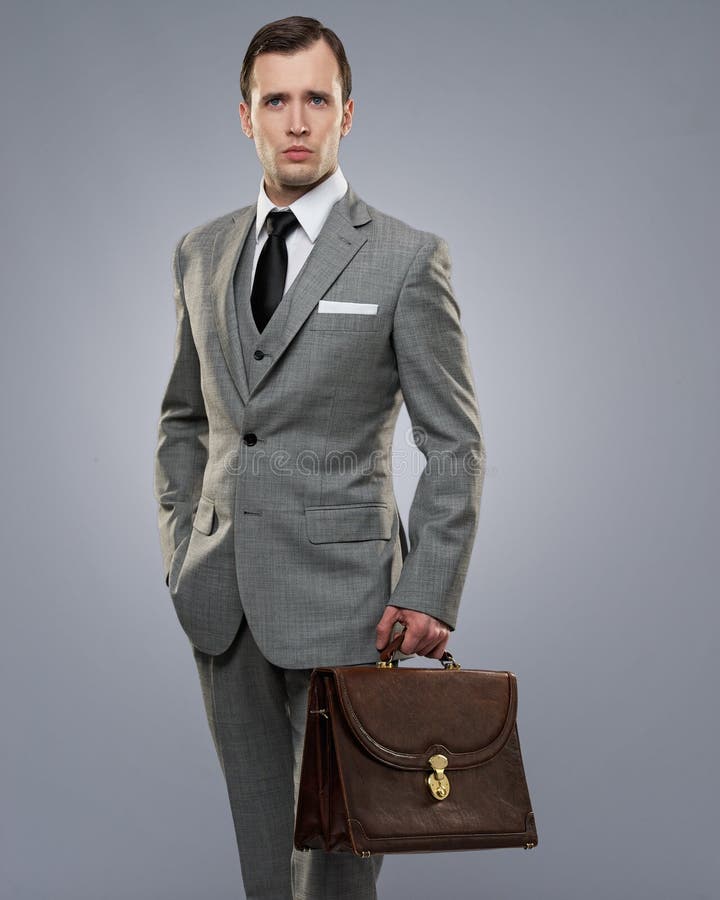 Businessman stock photo. Image of grey, businesspeople - 12970392