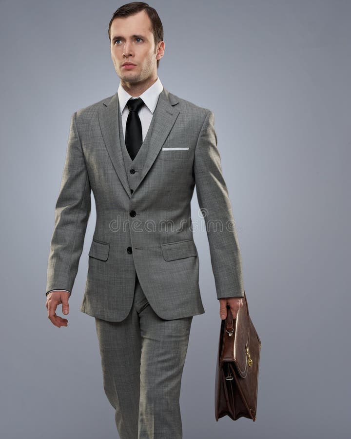 Businessman stock photo. Image of grey, businesspeople - 12970392