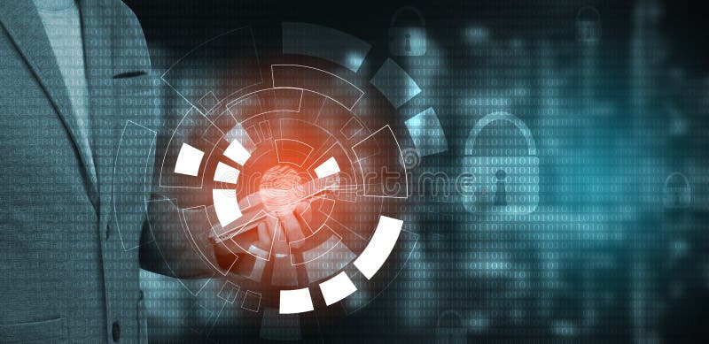 Hacker in process stock image. Image of information - 120292831