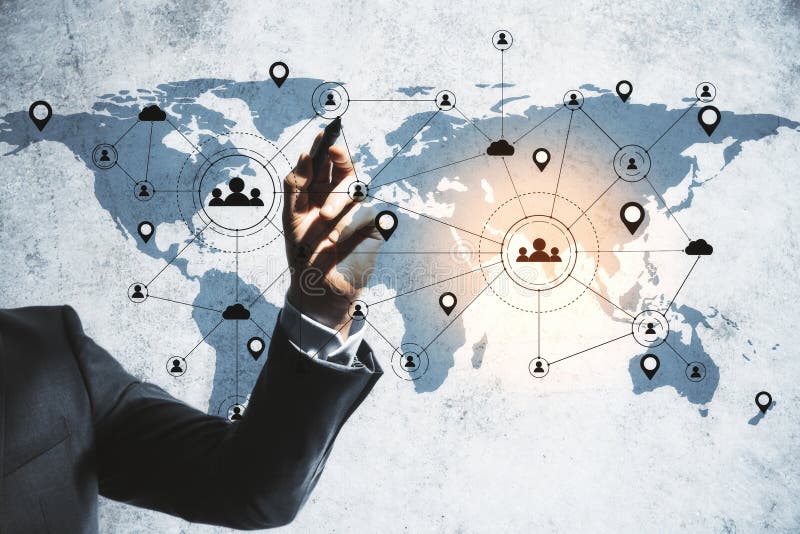 Remote Work World Map Stock Photos - Free & Royalty-Free Stock Photos ...