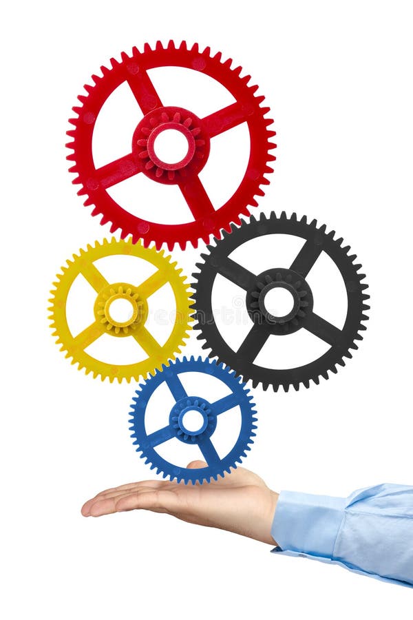 Knowledge Hand Circle Highlighter Yellow Isolated Stock Image - Image ...