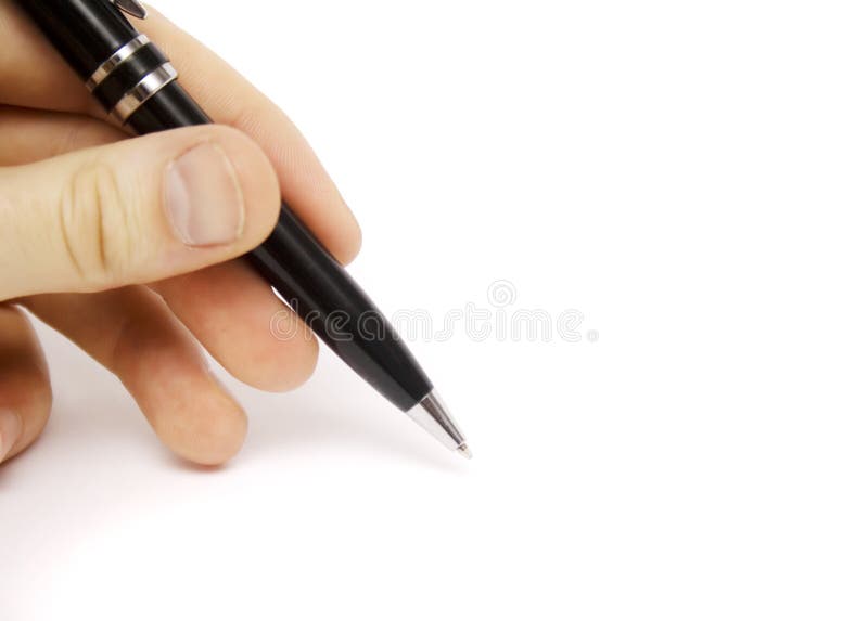 Hand Using Stylus Pen For Touching The Digital Tablet Screen Picture ...