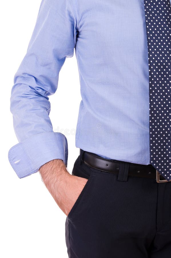 Businessman with Hand in Pocket. Stock Image - Image of boss, employee ...