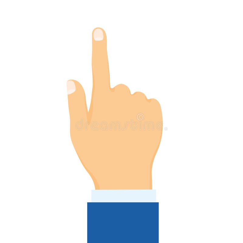 Businessman Hand Pointing, Giving Directions Stock Vector ...