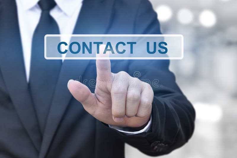 Businessman Hand Pressing a Contact Us Button Stock Image - Image of ... Businessman Hand Pressing a Contact Us Button Stock Image - Image of ...
