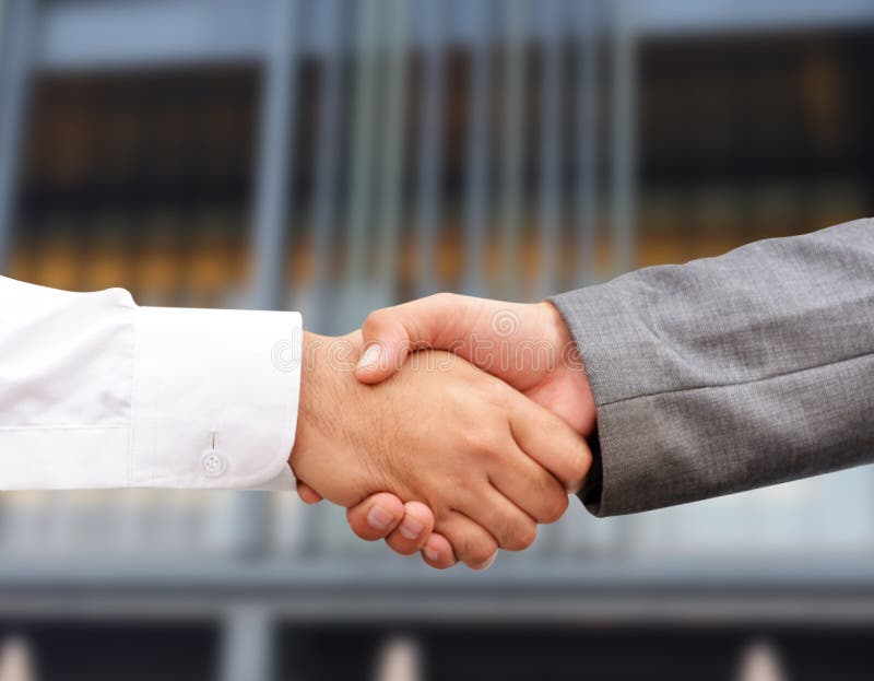 Hand Shaking Gesture of Oil Painted Hands Diversity Concept Stock Photo ...