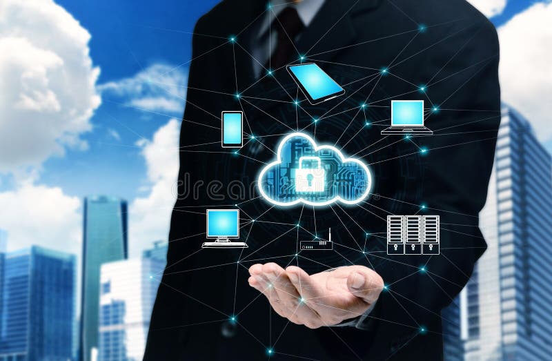 Cloud Server Concept stock photo. Image of display, communication ...