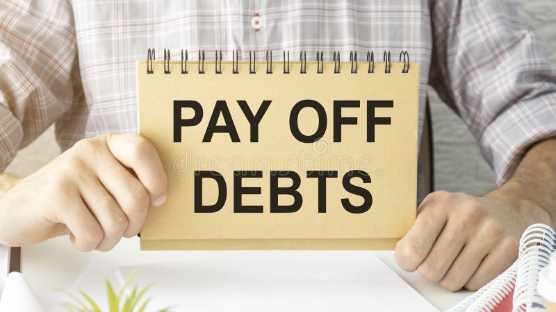 Debts stock image. Image of written, coins, currency - 139882629