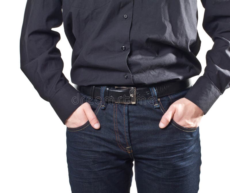 Businessman with Hands in Pockets Stock Image - Image of male, leader ...