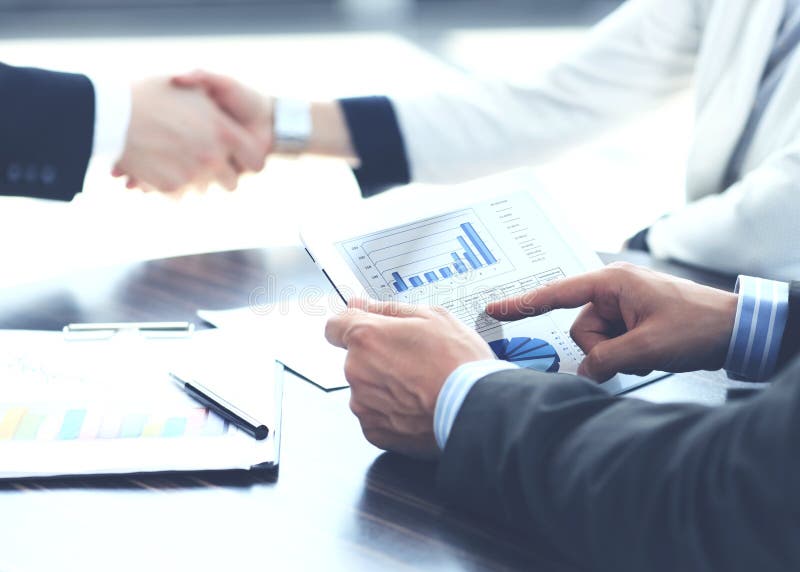 Businessman Hands Touching Digital Tablet Empty Screen Copy Space ... Businessman Hands Touching Digital Tablet Empty Screen Copy Space ...
