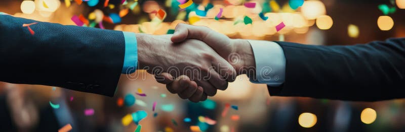 Businessman Handshake for Teamwork, Successful Negotiation, Handshaking ...