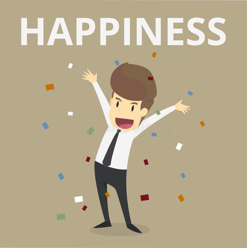 Happiness stock illustration. Illustration of cartoon - 5853438