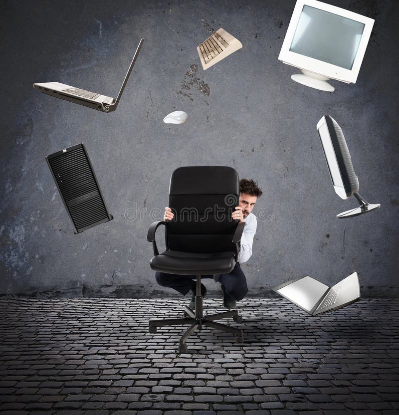 Fear stock photo. Image of work, worried, uncertainty - 35383390