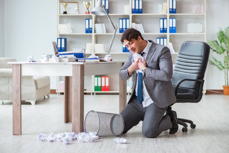 The Businessman Having Fun Taking a Break in the Office at Work Stock ... The Businessman Having Fun Taking a Break in the Office at Work Stock ...