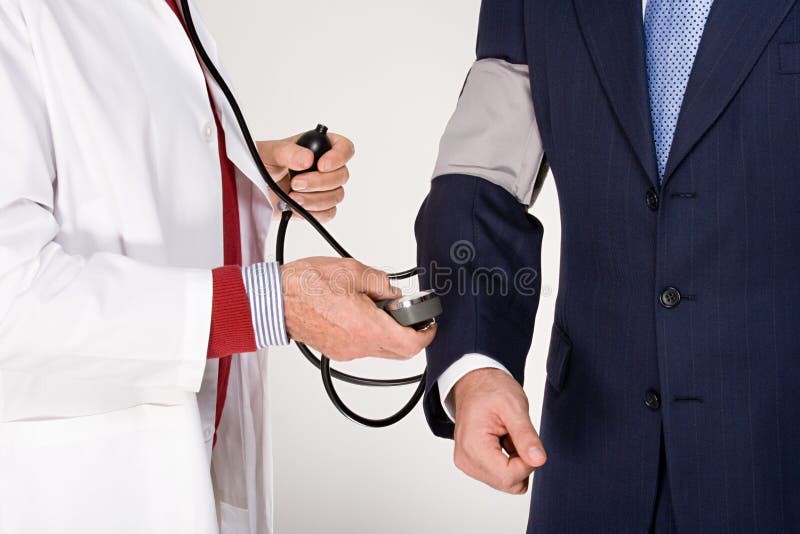 Businessman Having a Medical Check Up Stock Image - Image of patients ...