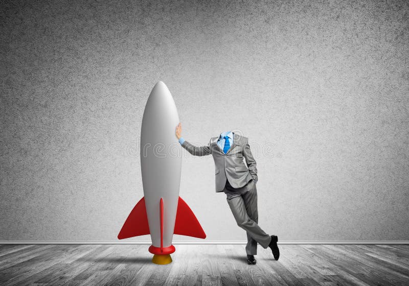 Businessman without head stock image. Image of headless - 95869311