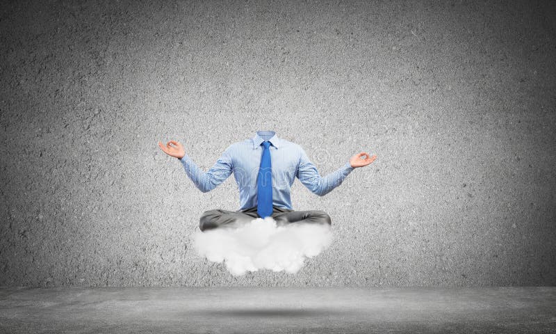 Businessman without head stock photo. Image of people - 79838314