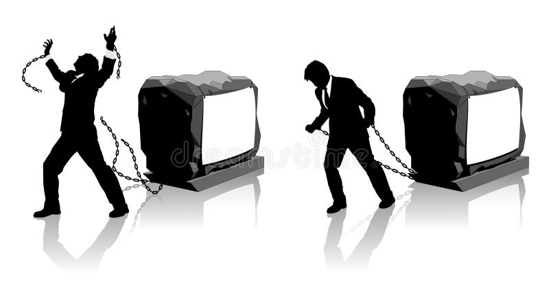 Businessman Held Back and Freedom Stock Vector - Illustration of ...