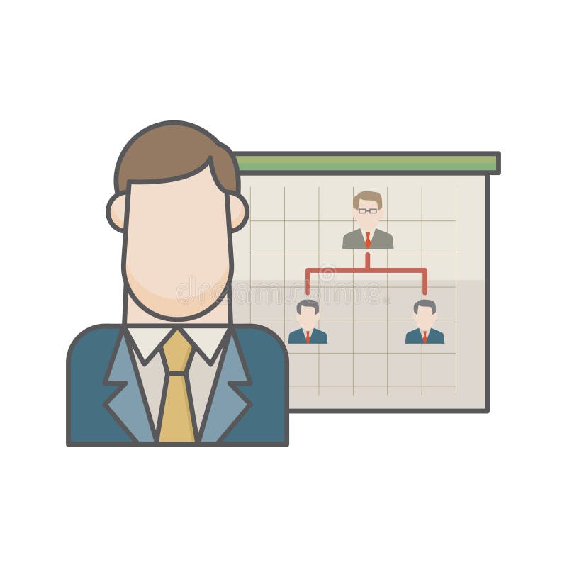 Businessman and Hierarchy. Vector Illustration Decorative Design Stock ... Businessman and Hierarchy. Vector Illustration Decorative Design Stock ...