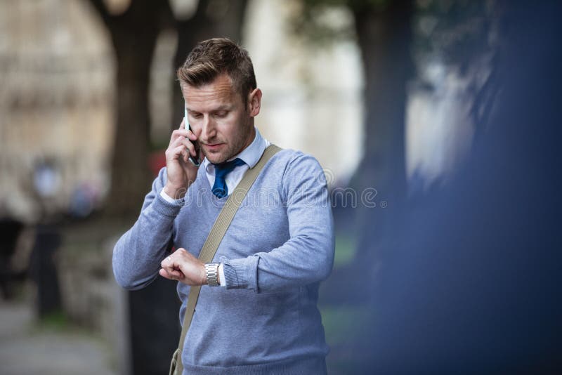 Working on Timekeeping stock photo. Image of casual - 162595812