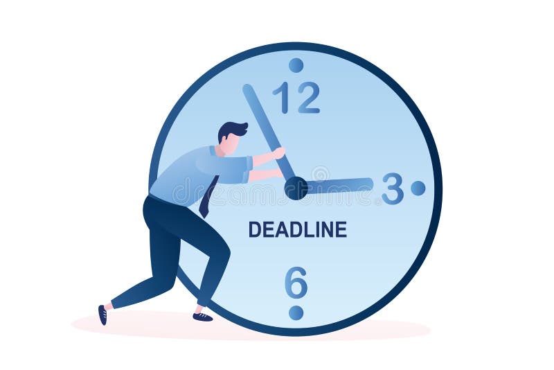 Man Pushing Clock Stock Illustrations – 94 Man Pushing Clock Stock ...