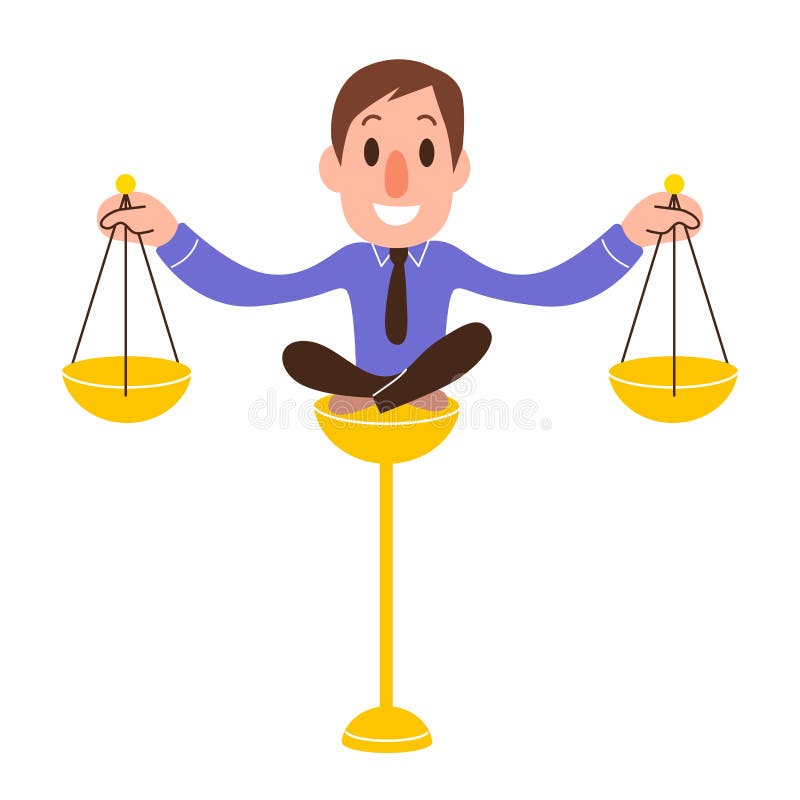 Businessman Holding Balance Stock Vector - Illustration of hold, good ... Businessman Holding Balance Stock Vector - Illustration of hold, good ...