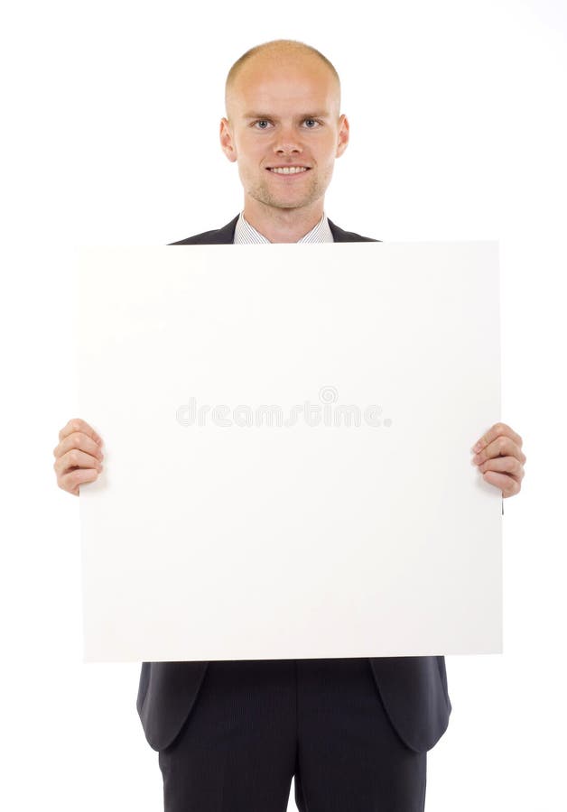 120+ Businessman holding blank board Free Stock Photos - StockFreeImages