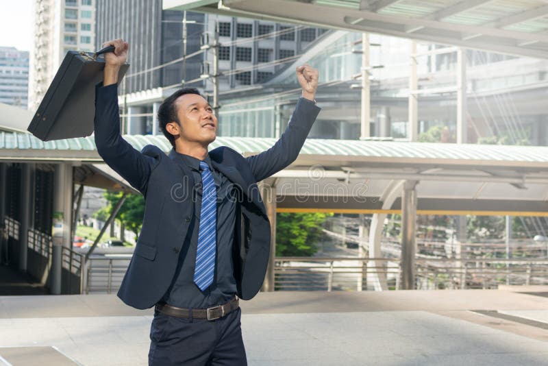 Businessman Holding a Briefcase, Powerful Businessman Stock Photo ...