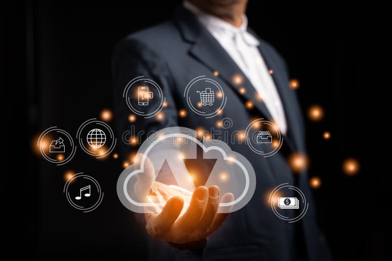 A Cloud Icon that Represents the Serviceability of the System. Stock ...