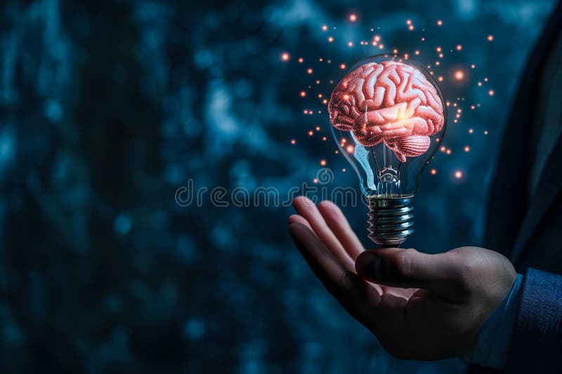 Half Brain Ai Conceptual Head Stock Photos - Free & Royalty-Free Stock ...
