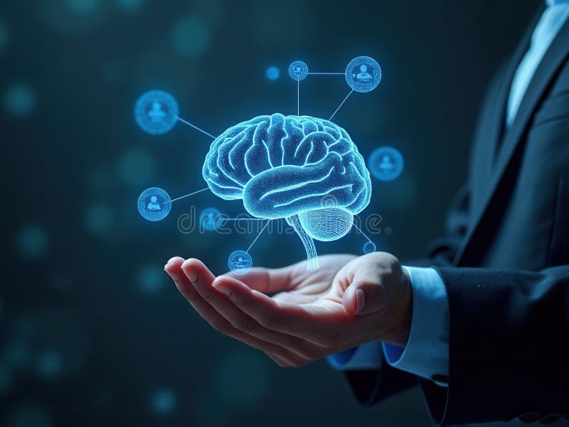 1,046 Ai Head Artificial Intelligence Digital Brain Machine Learning Futuristic Technology Stock ...