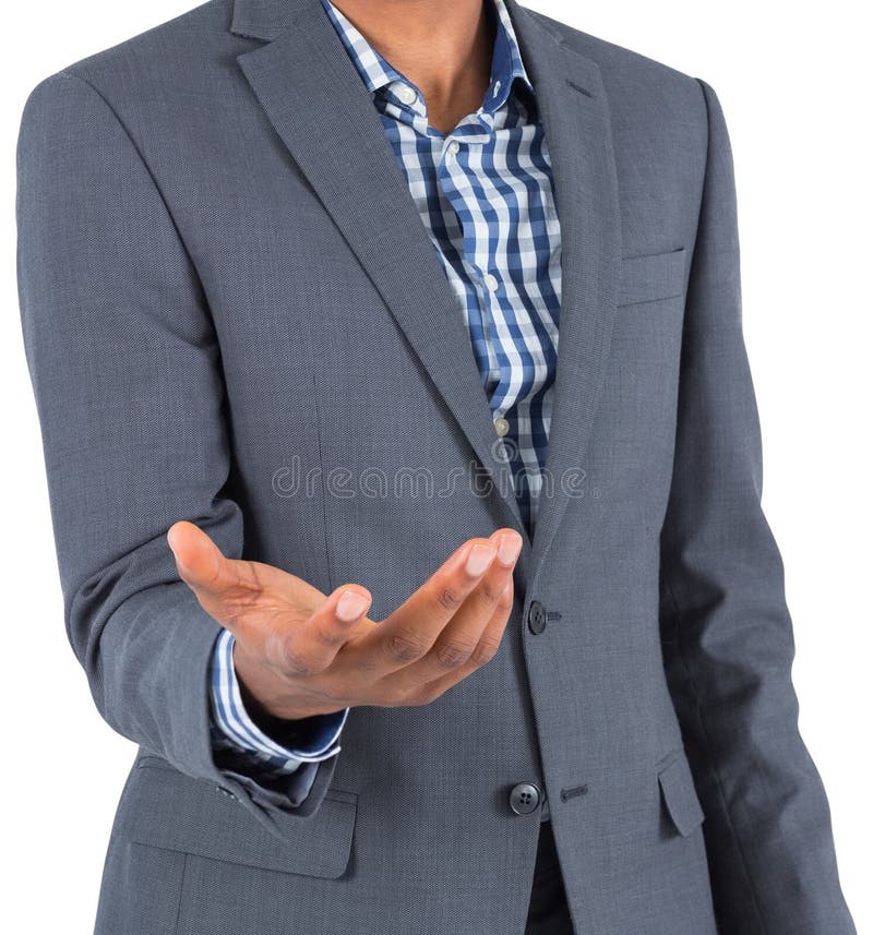 Businessman Holding Hand Out Stock Image - Image of corporate, handsome ...