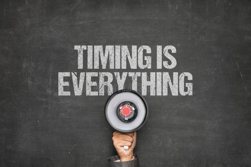 Timing is everything stock photo. Image of concept, vintage - 45176210