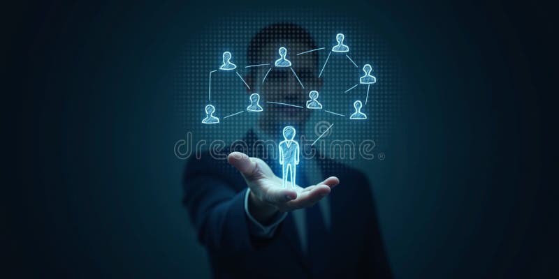 Advanced Social Network Management Stock Illustration - Illustration of ...
