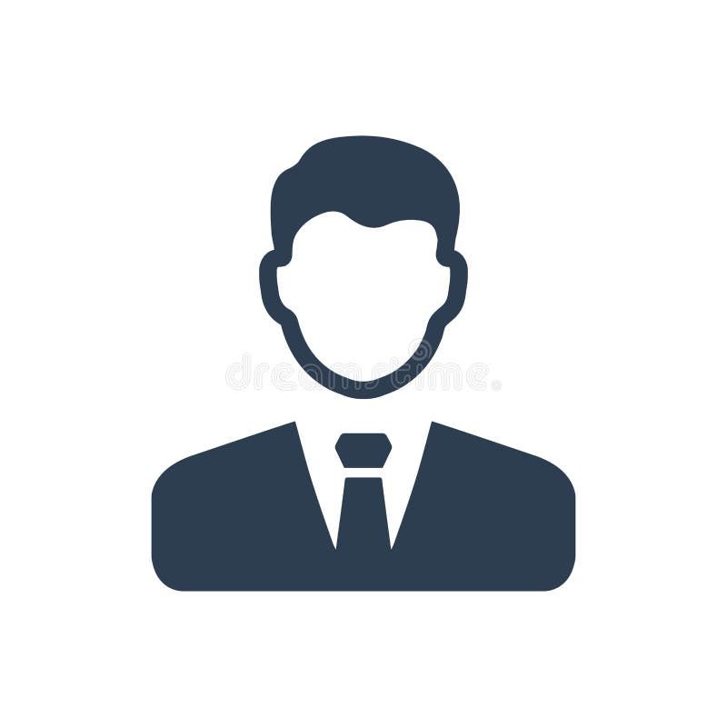 Businessman Icon stock vector. Illustration of business - 97829716