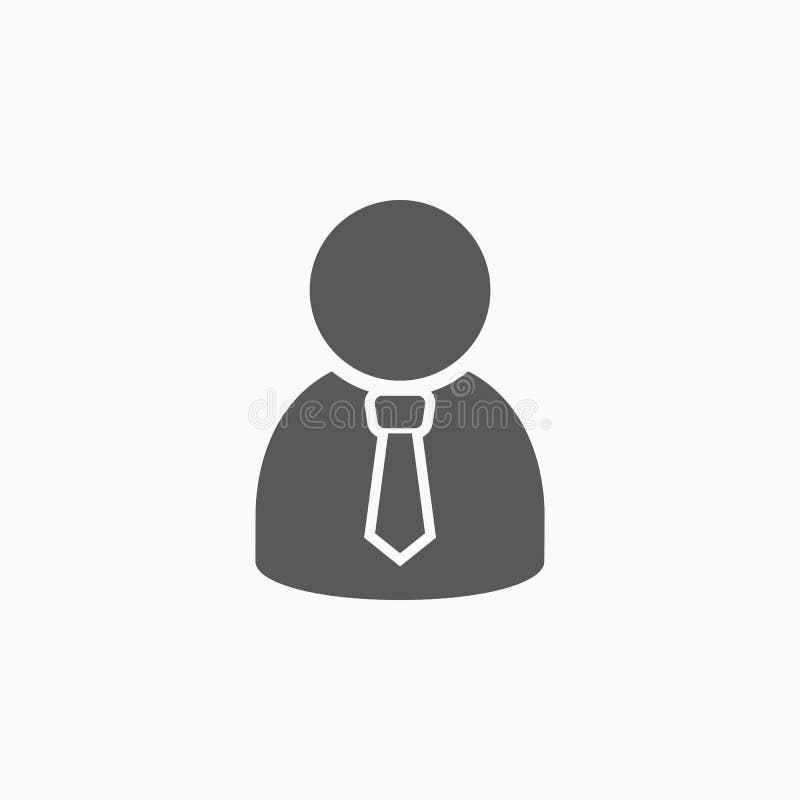 Businessman Icon, People Vector, Person, Man, Human, Persona Stock ...