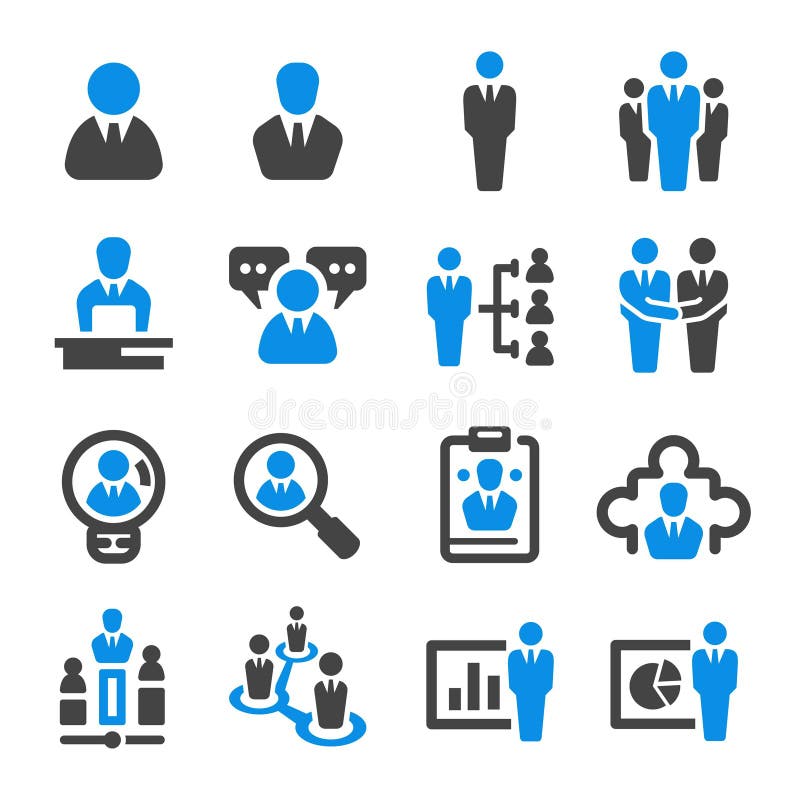 Businessman Icon. Incognito, Unknown Person, Silhouette of Man on White Background Stock Vector ...