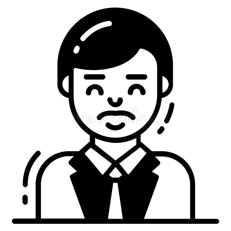 Businessman Icon, Single Avatar Vector Illustration Stock Vector ...