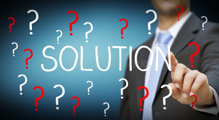 Businessman Impossible Solution Concept Stock Illustration ...