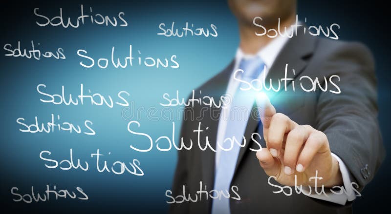 Businessman Impossible Solution Concept Stock Illustration ...